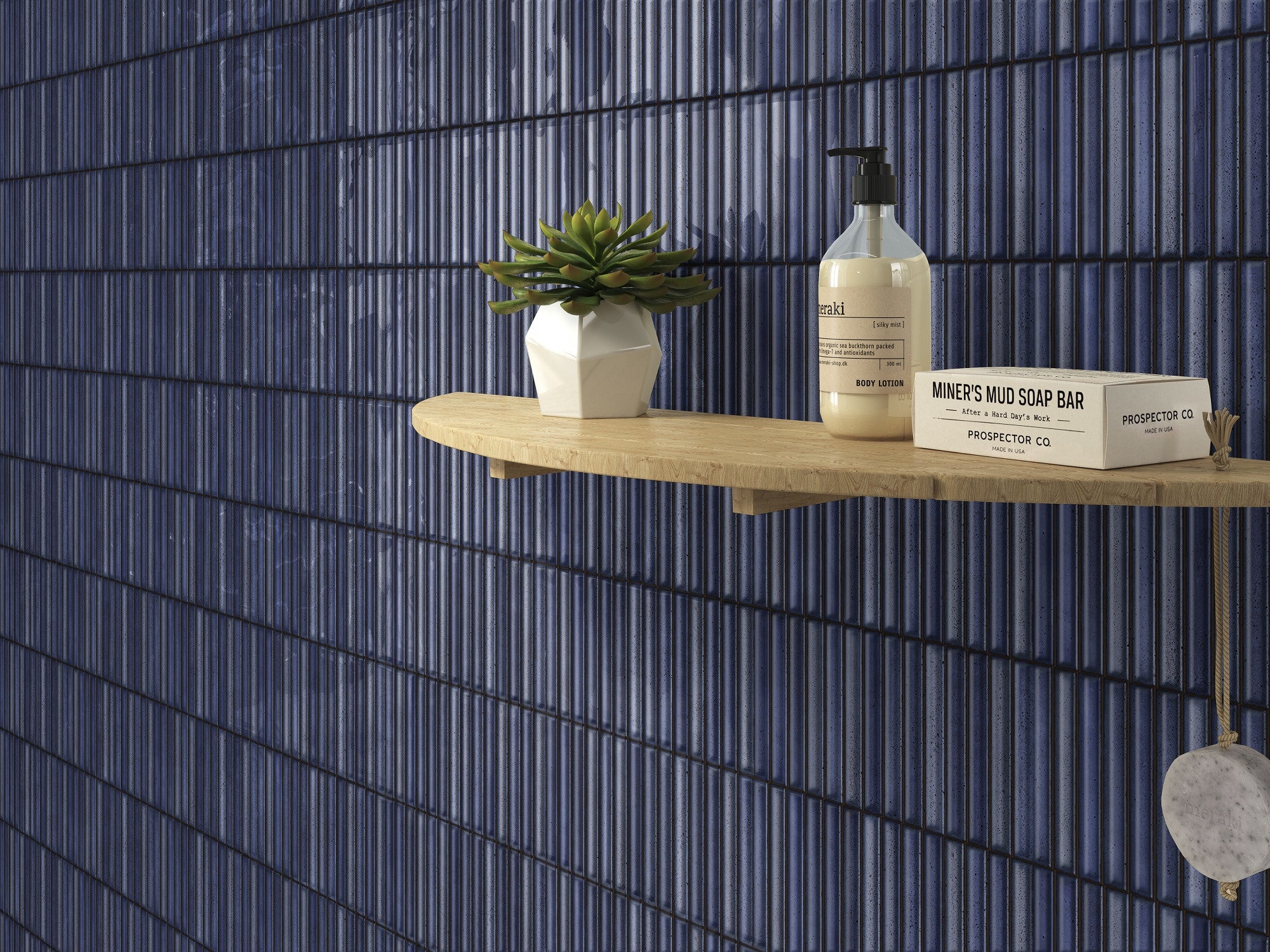 Corvo Blue Gloss Tile – Tileflair