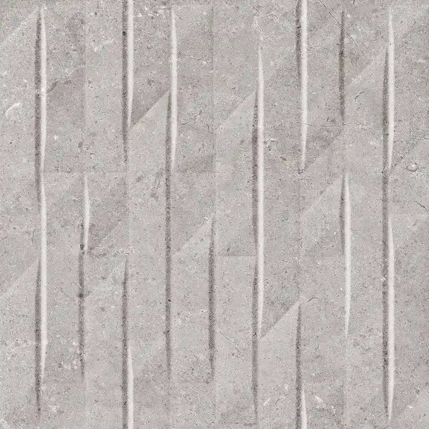 Zakynthos Grey Decor Tile – Tileflair