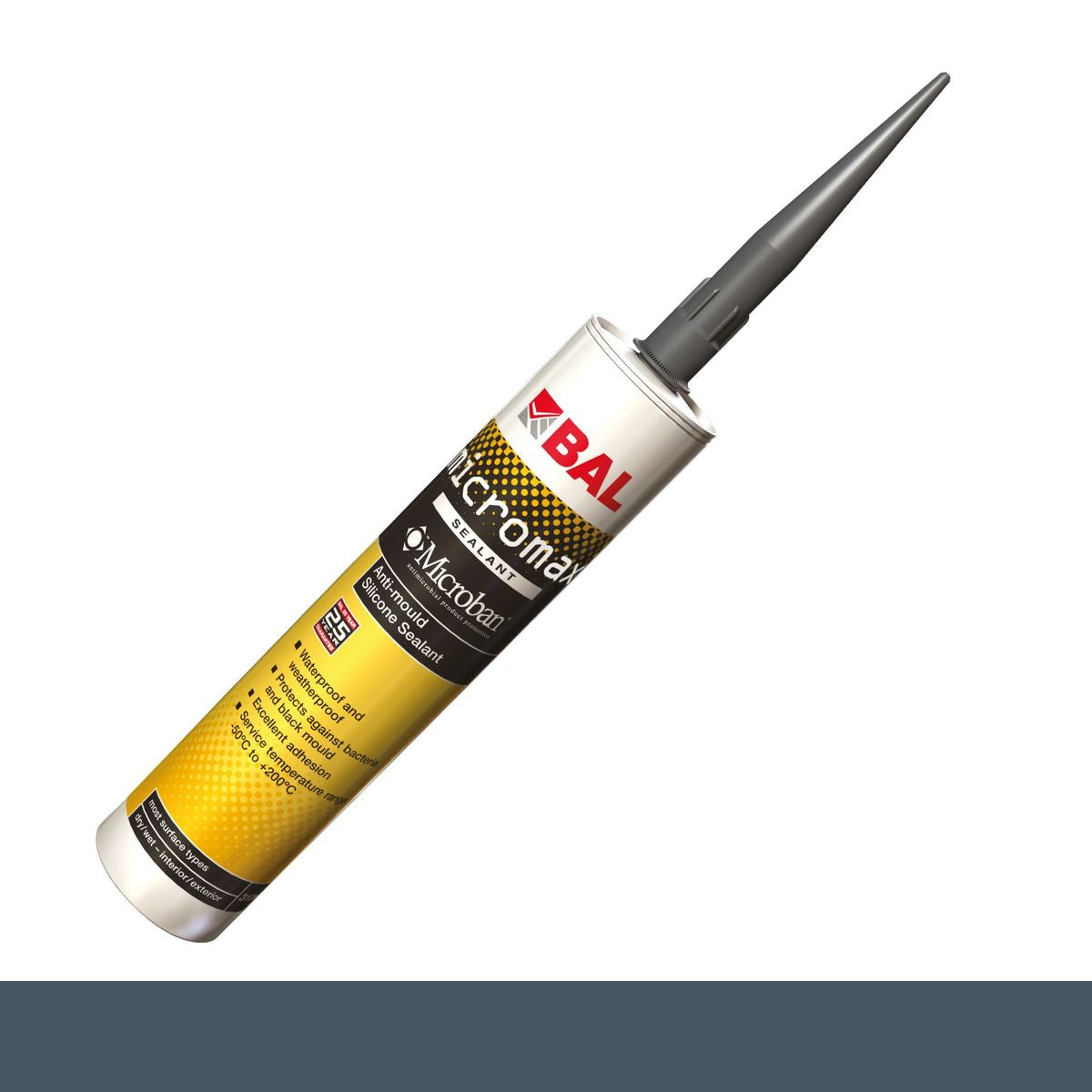 BAL Grout Effect Storm Grey Silicone Sealant