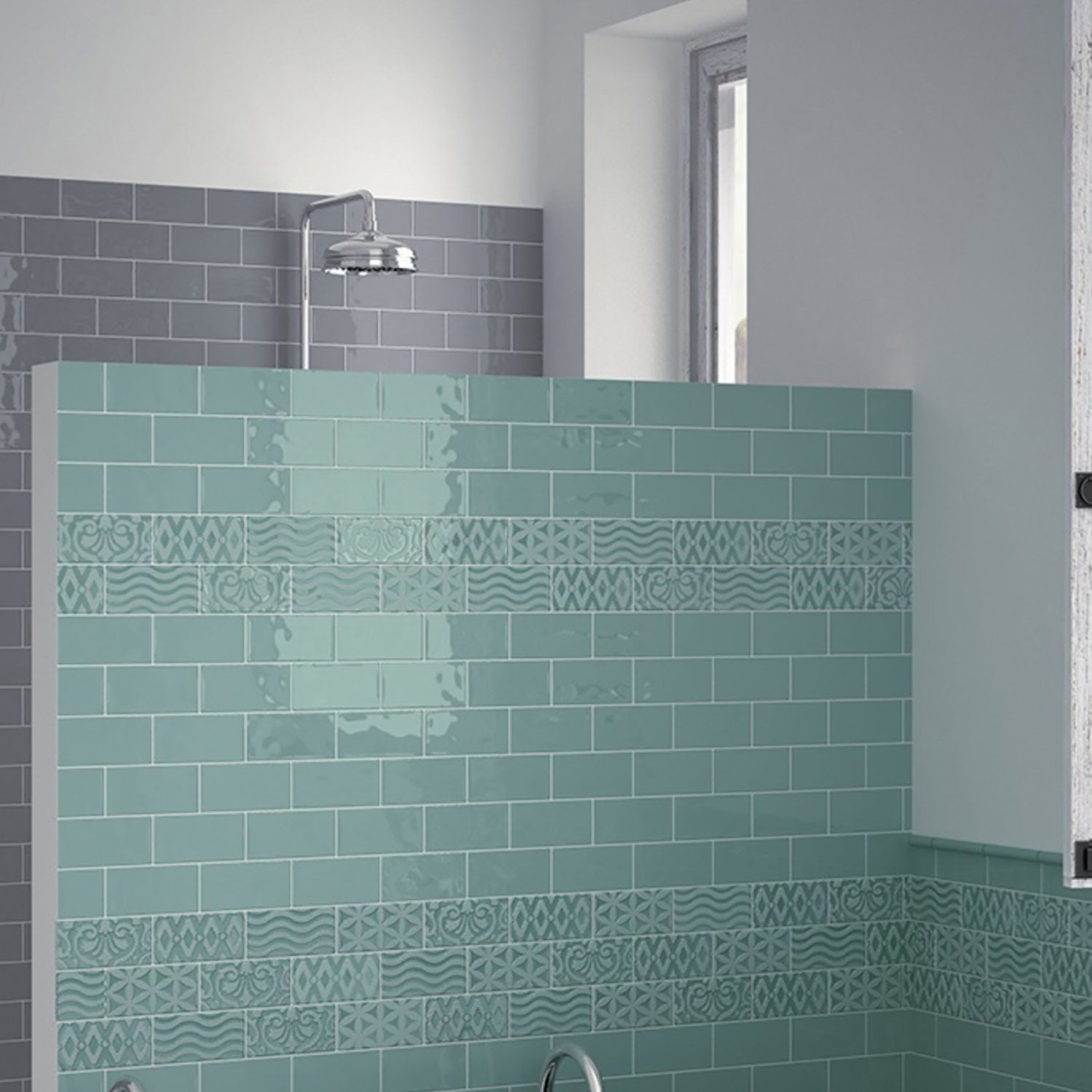 Brick Jade Tile – Tileflair