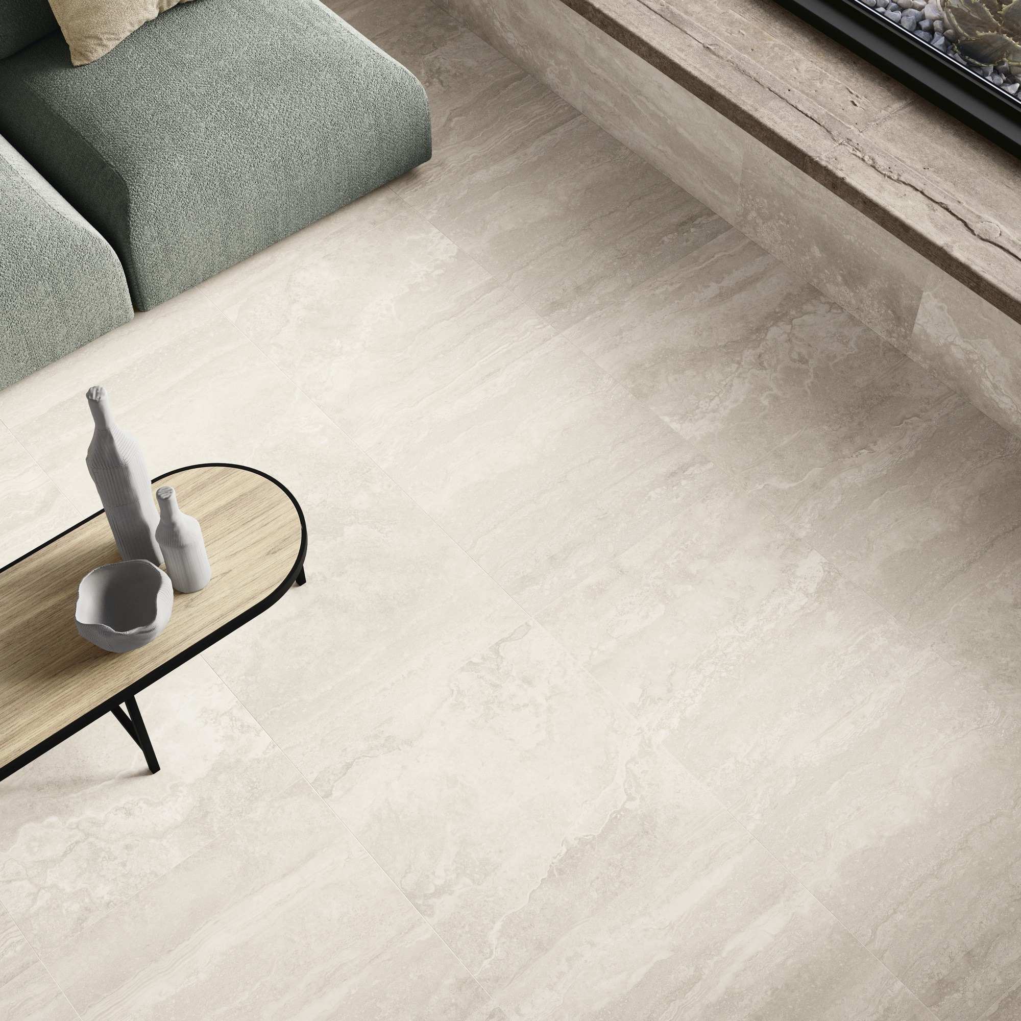 Cabrera Cream Floor Tile – Tileflair