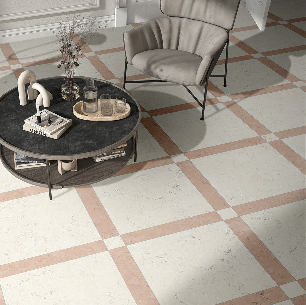 Lourdes Ivoire Tile 300mm x 300mm | Tileflair