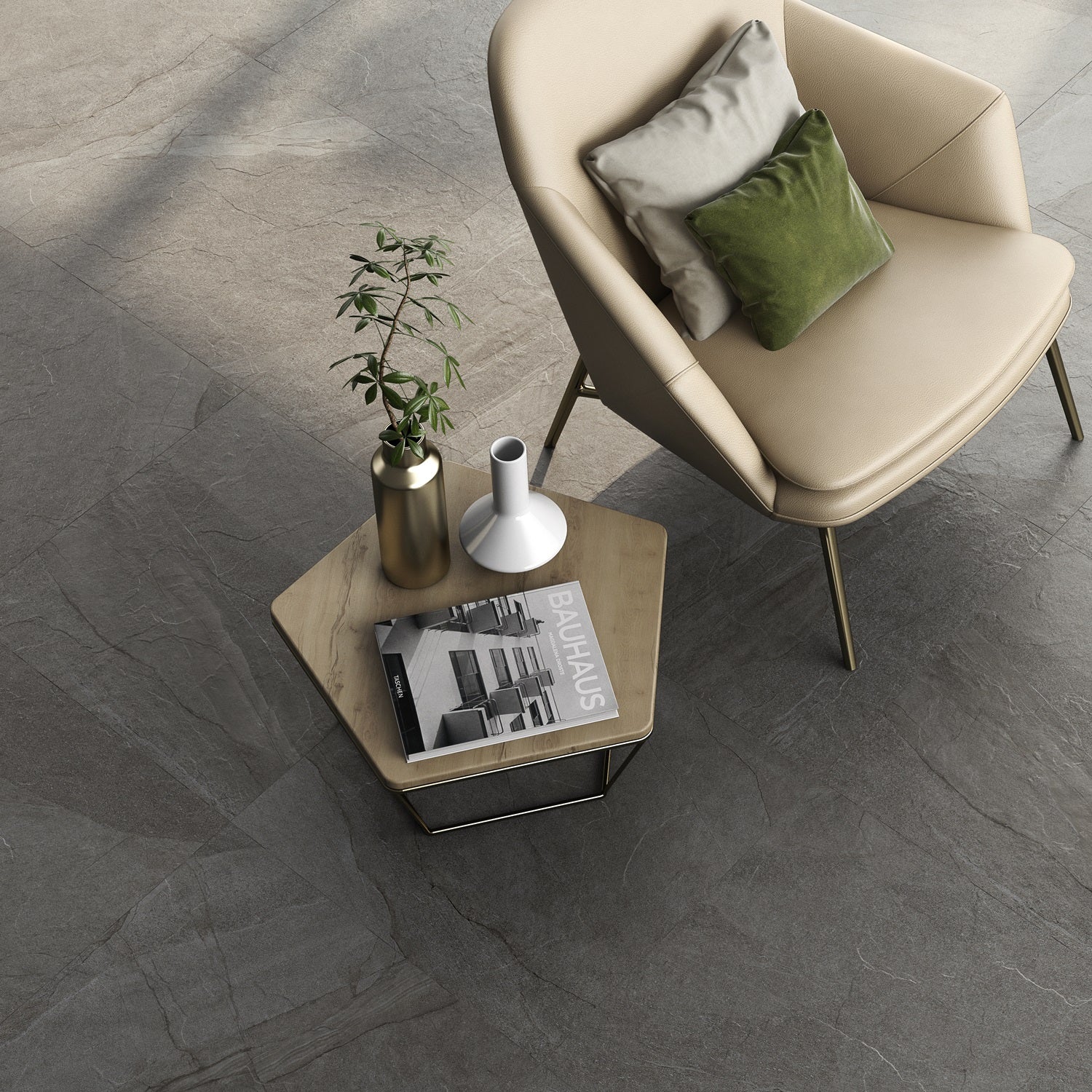 Comet Silver Floor Tile – Tileflair