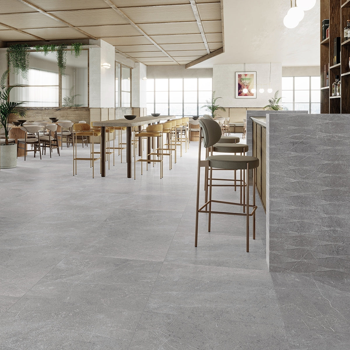 Diamond Gris Textured Decor Tile