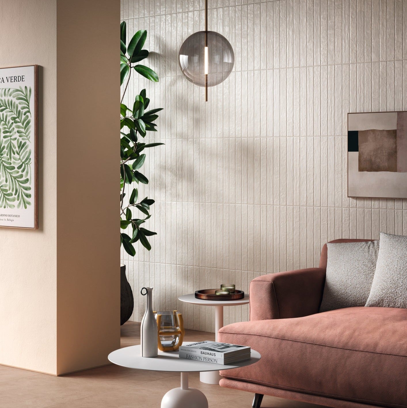 Litton Moon White Tile – Tileflair