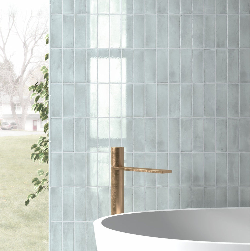Yamada Light Blue Gloss Tile – Tileflair