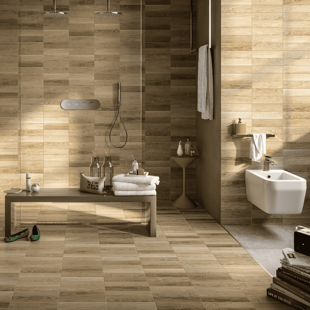 Ceramic Parquet Tiles Parquet Oak Timber Look Tile 600x600mm