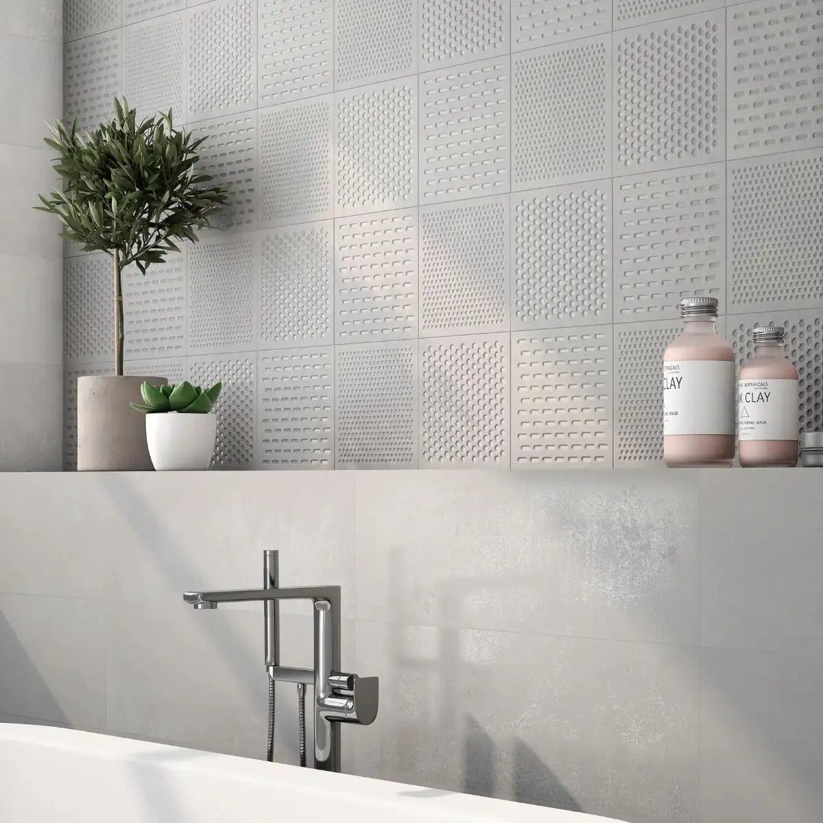 Lunar Titanium Tile – Tileflair