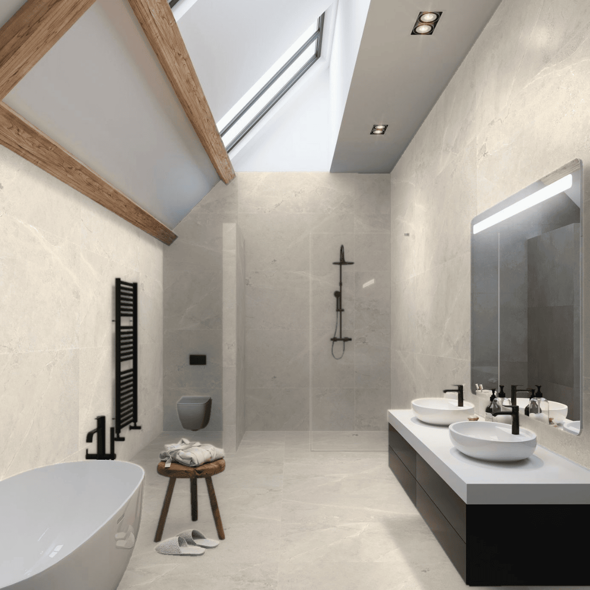 Spacerock Light Cream Tile – Tileflair